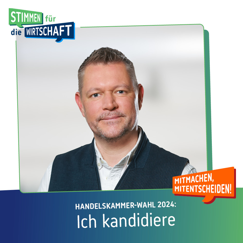Andreas Ebert kandidiert für das Plenum der Handelskammer Hamburg